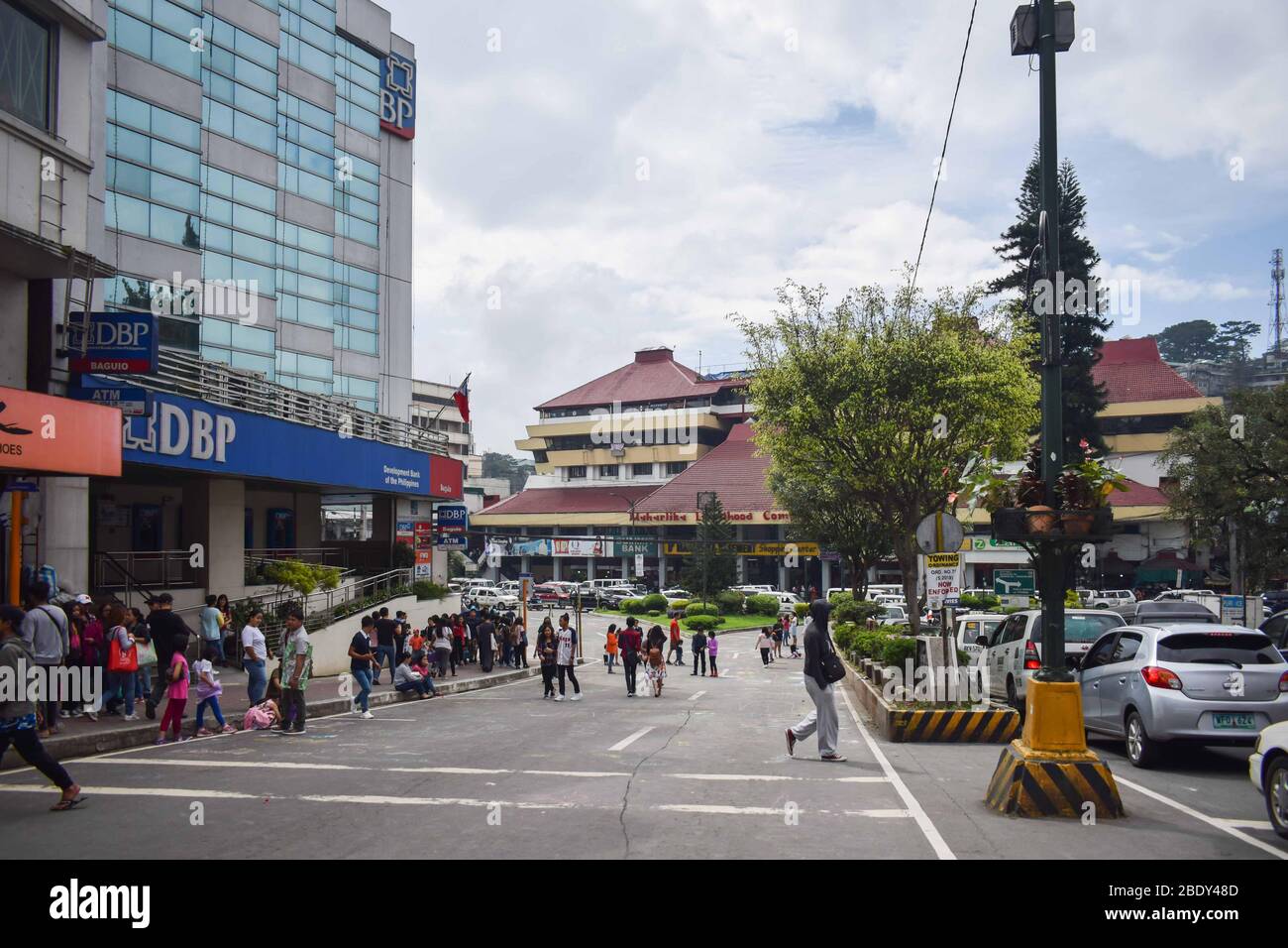 SEPTEMBER 22, 2019-BAGUIO CITY PHILIPPINES: Huge crown take a stroll ... SEPTEMBER 22, 2019-BAGUIO CITY PHILIPPINES: Huge crown take a stroll ...