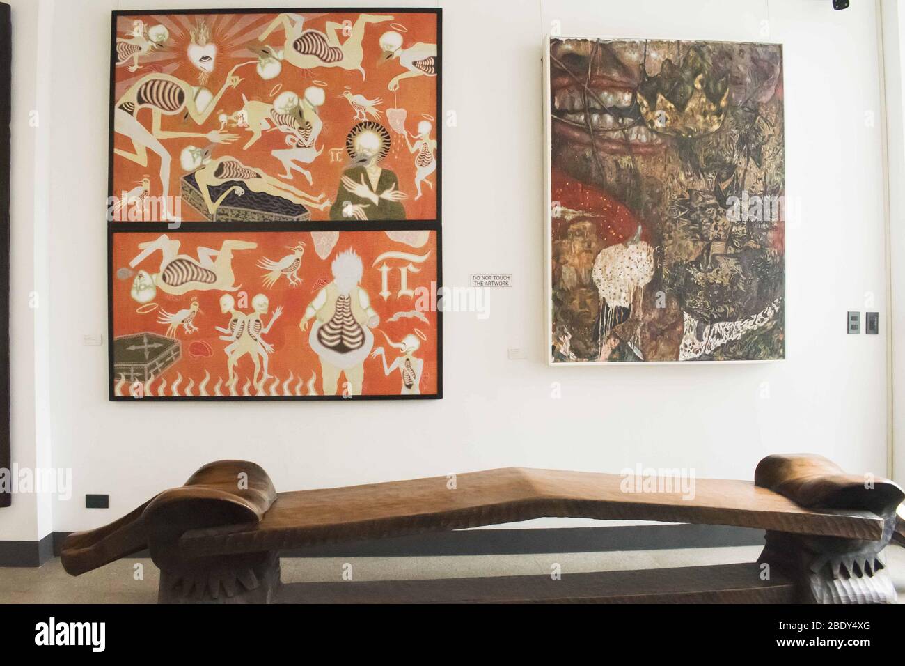 October 20, 2018-Baguio City Philippines : Inside of the Bencab Museum ...