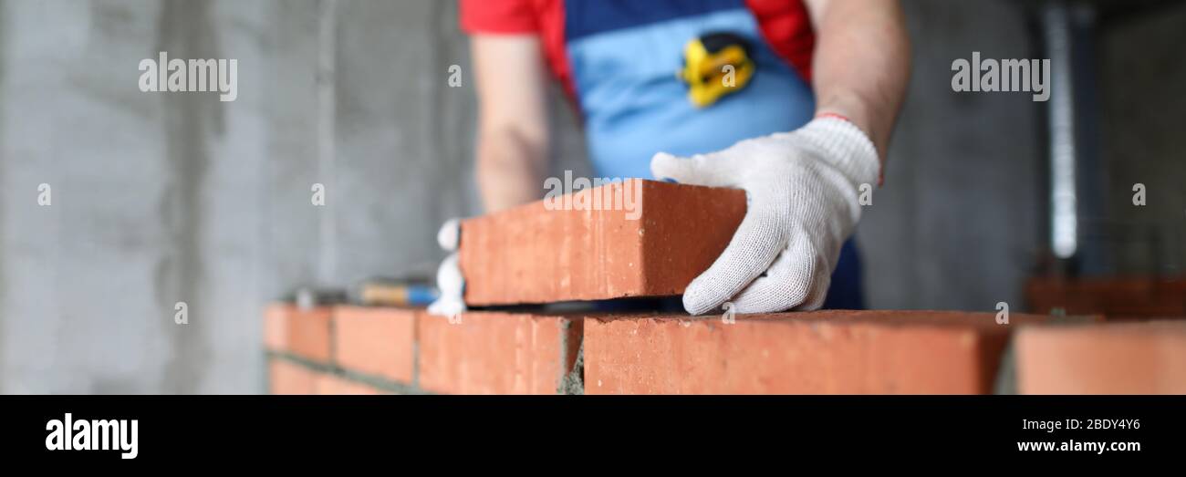 Handyman working on new project Stock Photo - Alamy