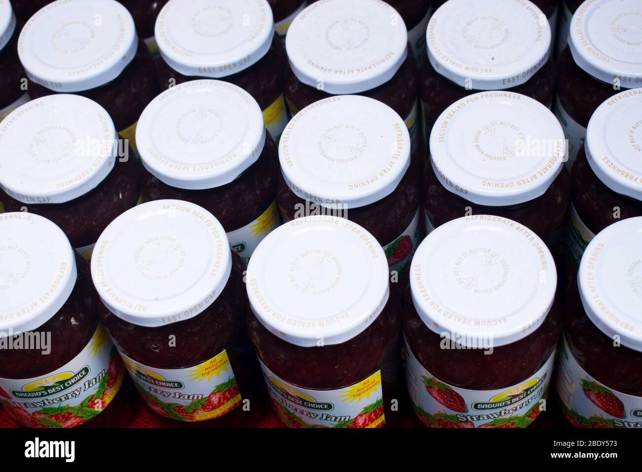 Jam jars display market hi-res stock photography and images - Alamy