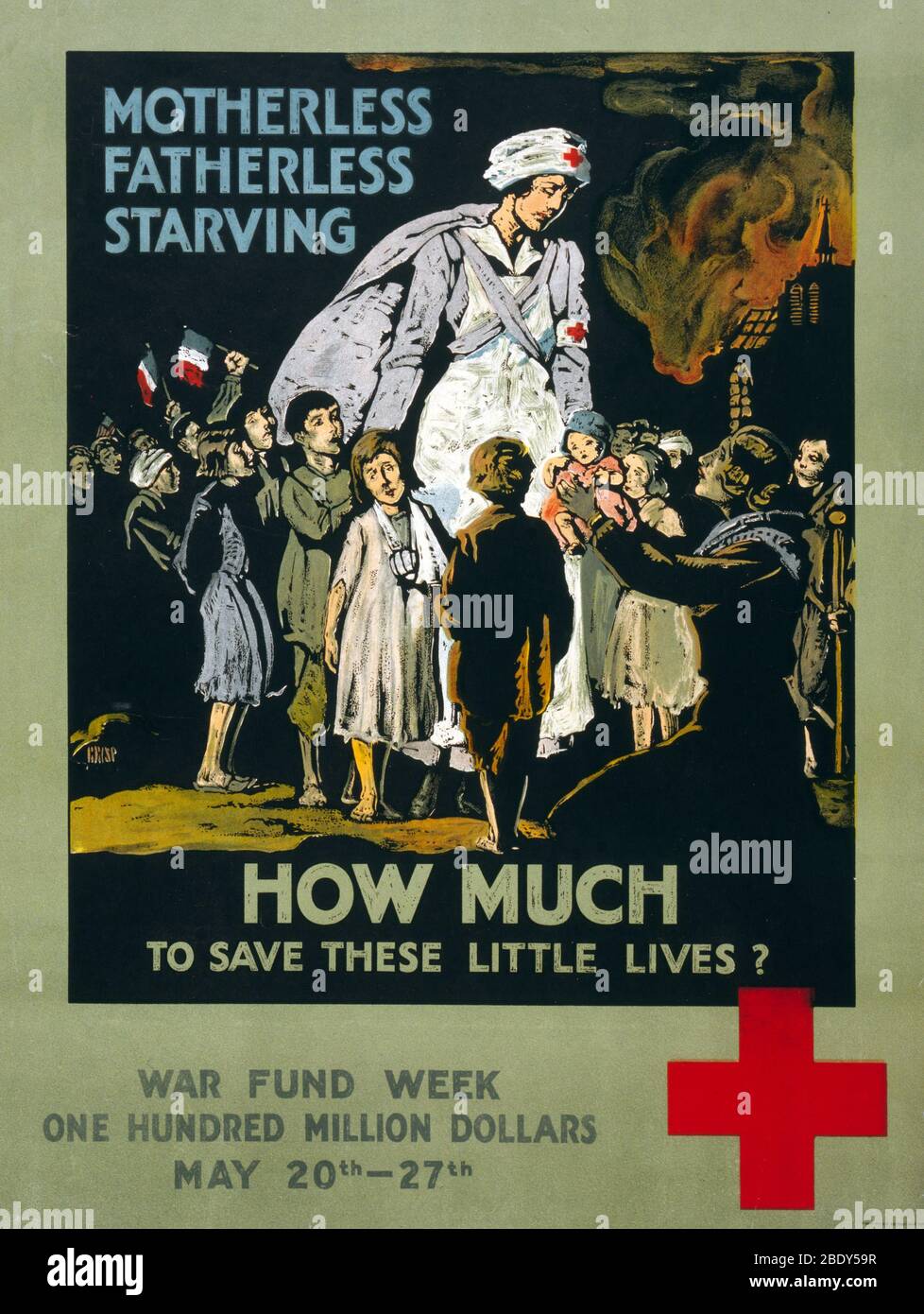 WWI, American Red Cross Campaign, 1917 Stock Photo - Alamy