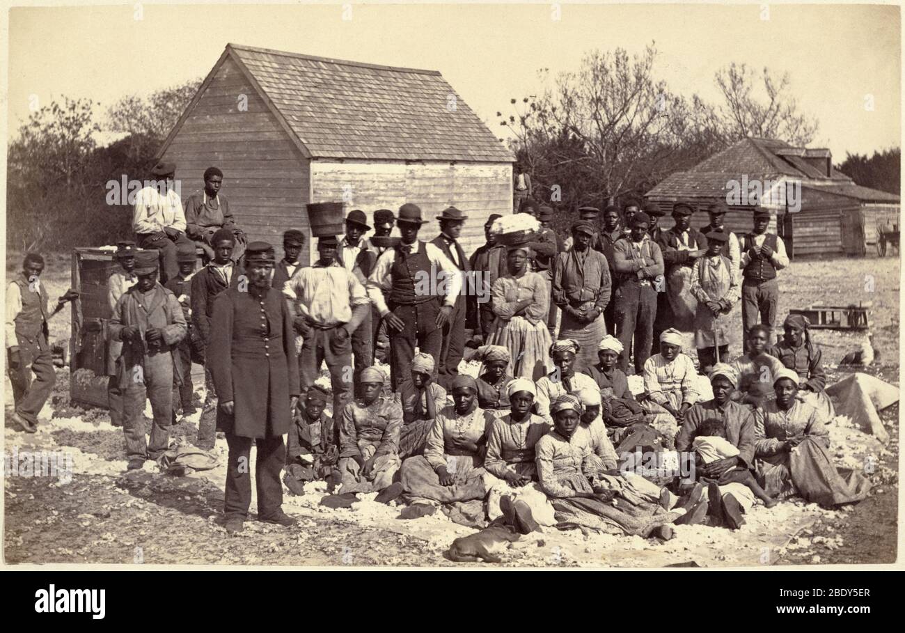 Slaves plantation 1860s hi-res stock photography and images - Alamy