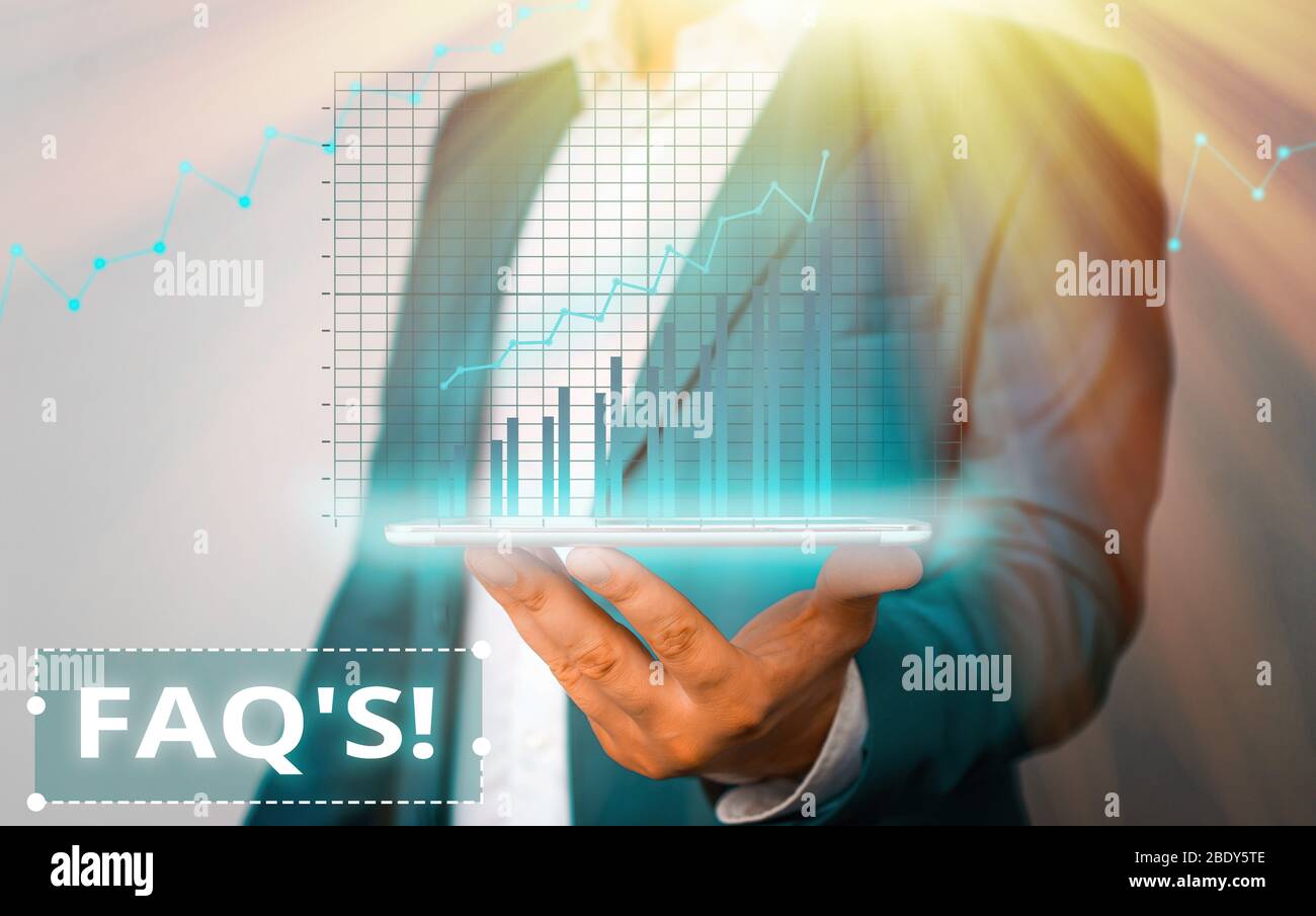 Writing Note Showing Faq Business Concept For A List Of Questions And Answers Relating To A