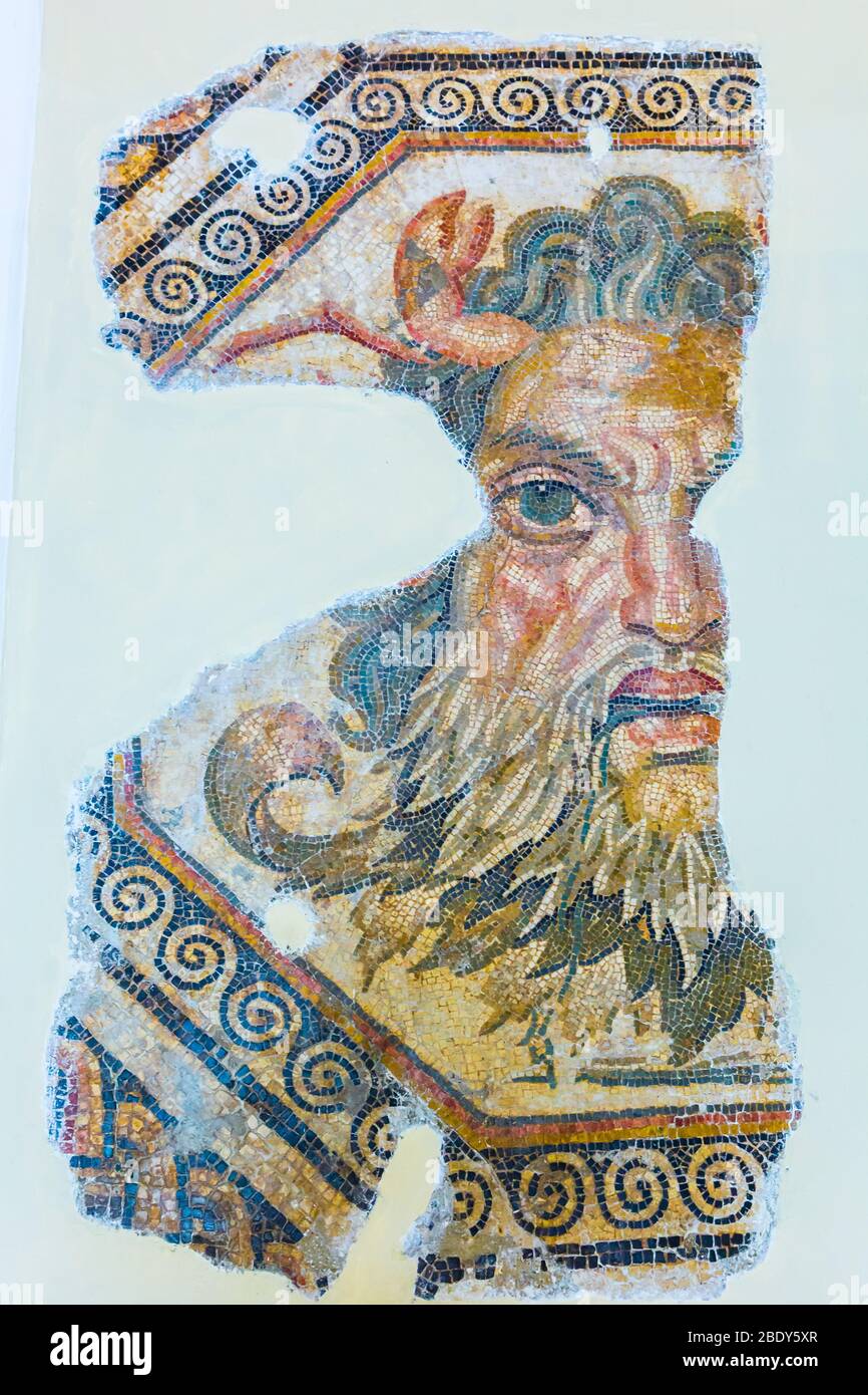 Bardo museum mosaic neptune hi-res stock photography and images - Alamy