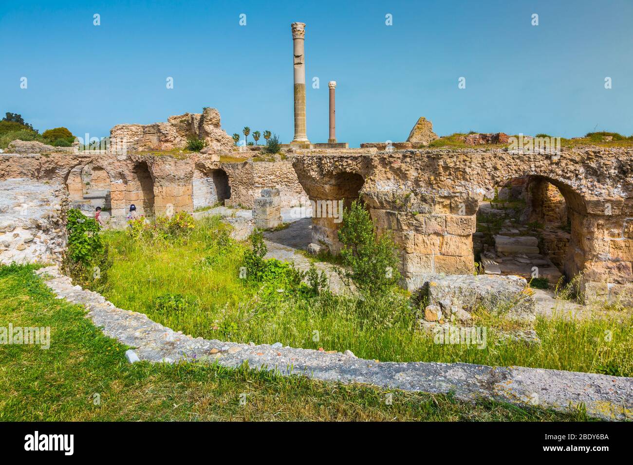Archaeological site of carthage ruins hi-res stock photography and ...
