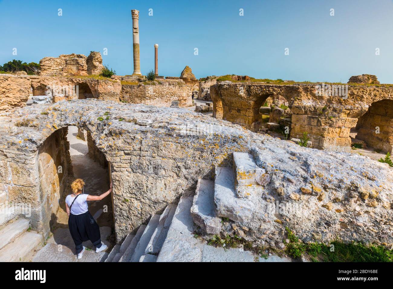 Carthage roman columns hi-res stock photography and images - Alamy