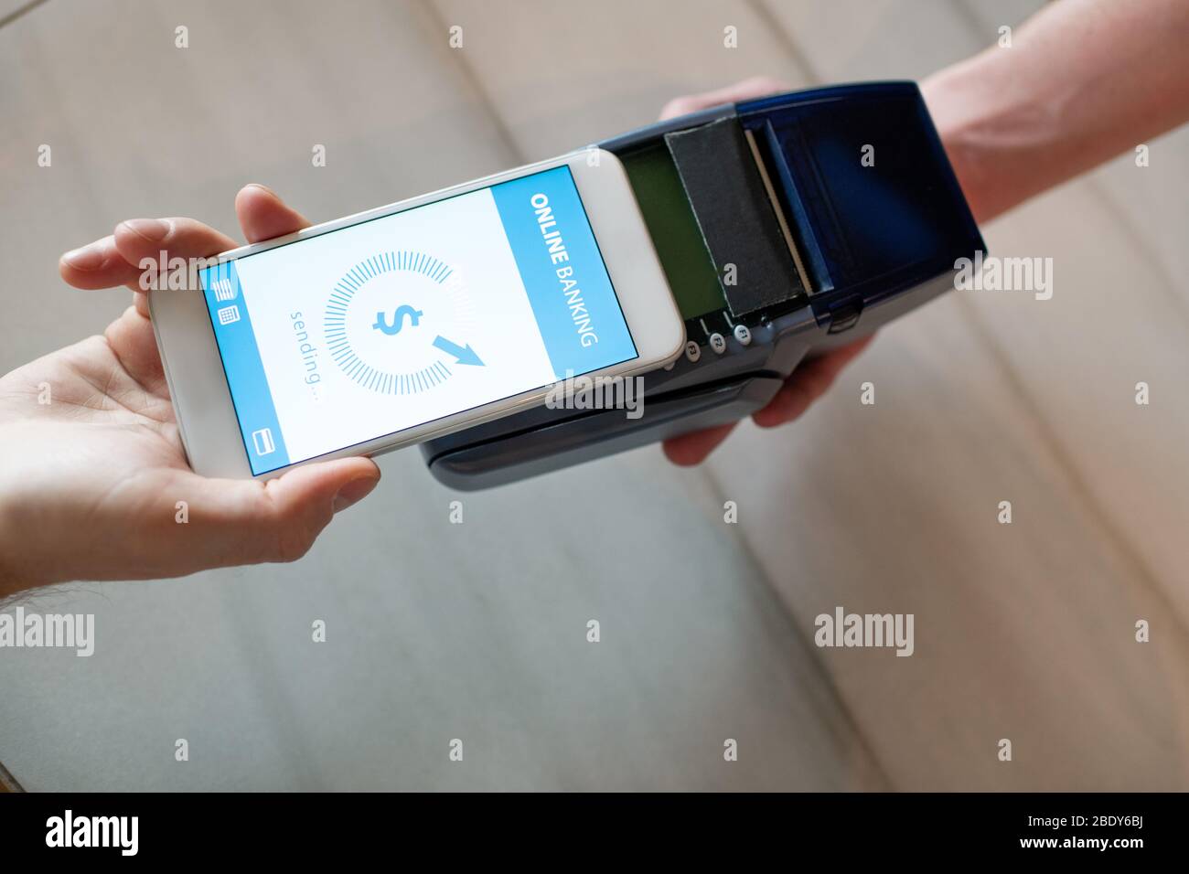 Portable card machine hi-res stock photography and images - Alamy