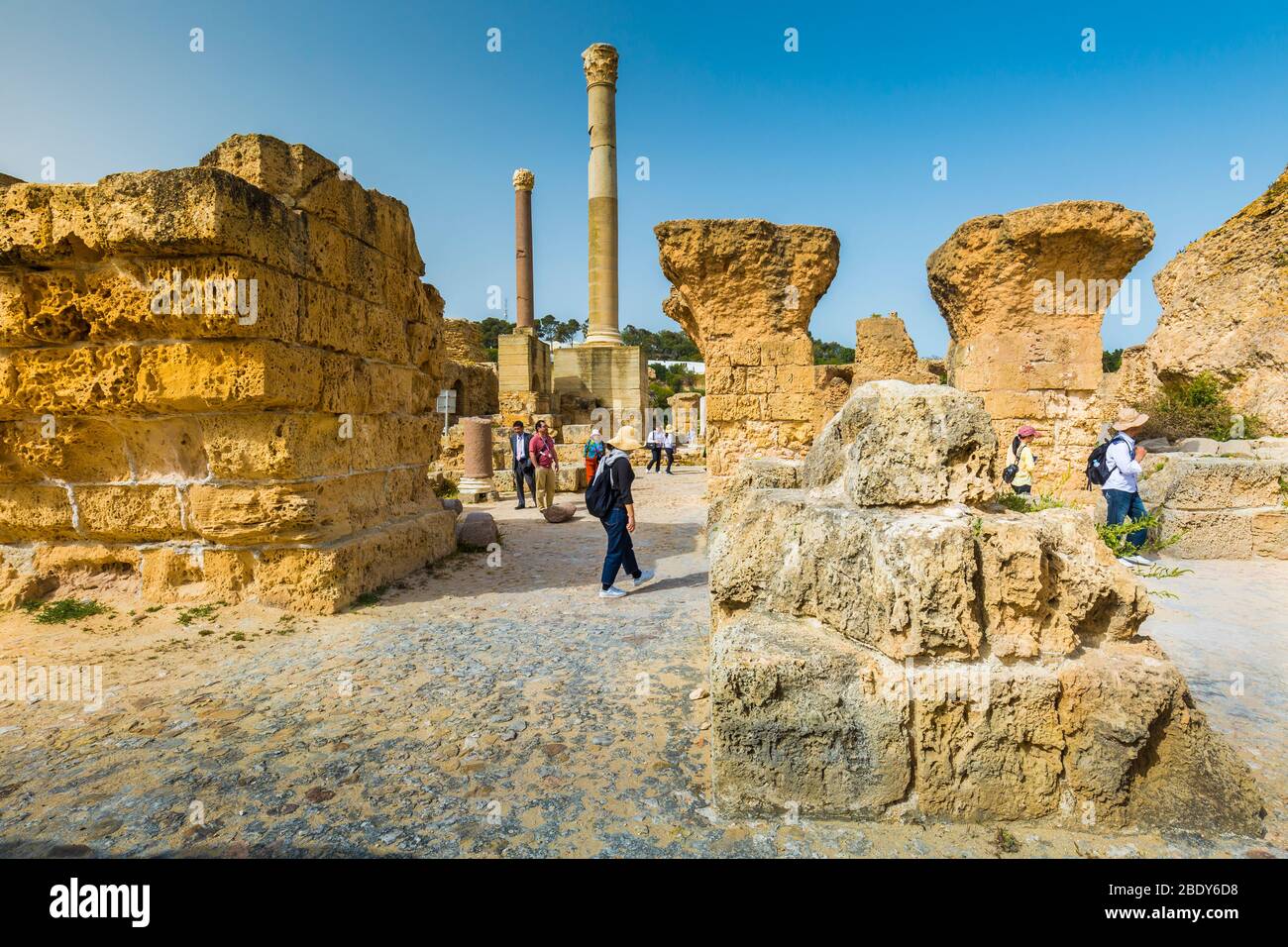 Carthage roman columns hi-res stock photography and images - Alamy