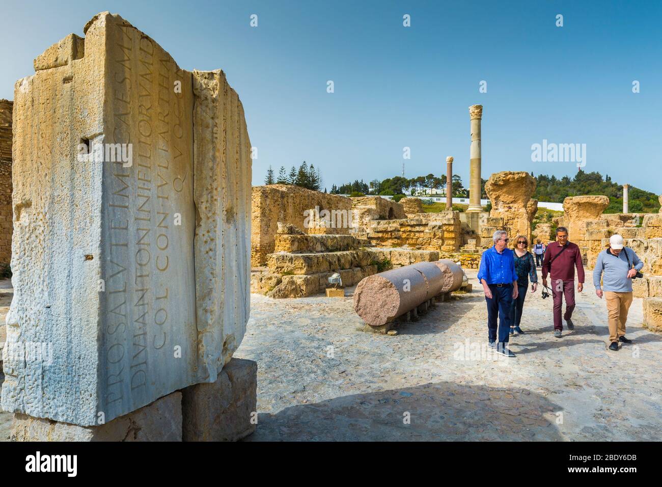 Carthage roman columns hi-res stock photography and images - Alamy