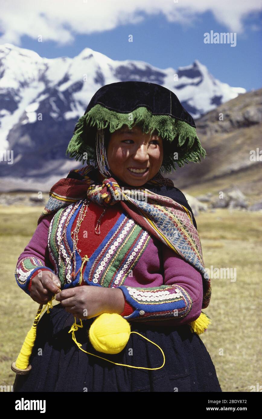 Woman of the Quechua Indian Tribe Stock Photo - Alamy