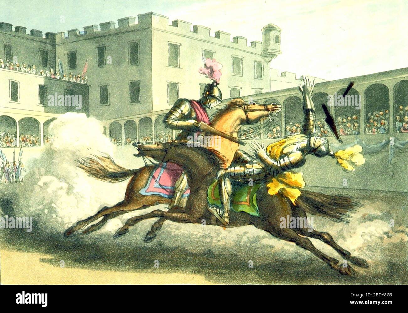 Jousting knights hi-res stock photography and images - Alamy