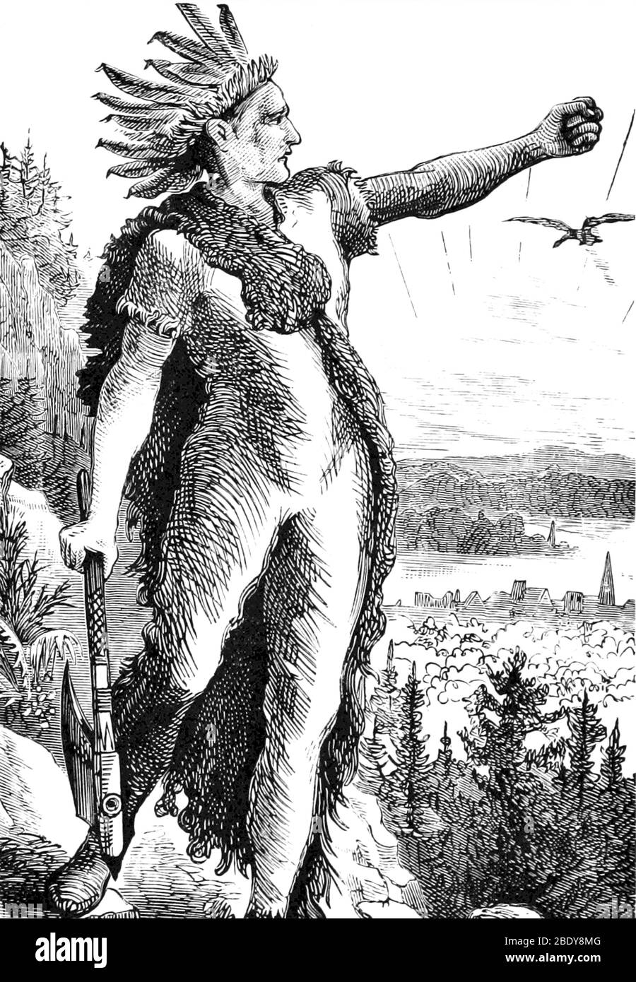 Creek native american indian Black and White Stock Photos & Images - Alamy