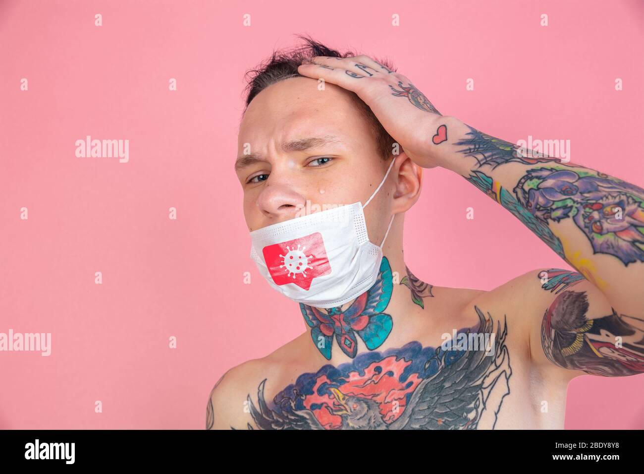 Crying face global coronavirus hi-res stock photography and images - Alamy