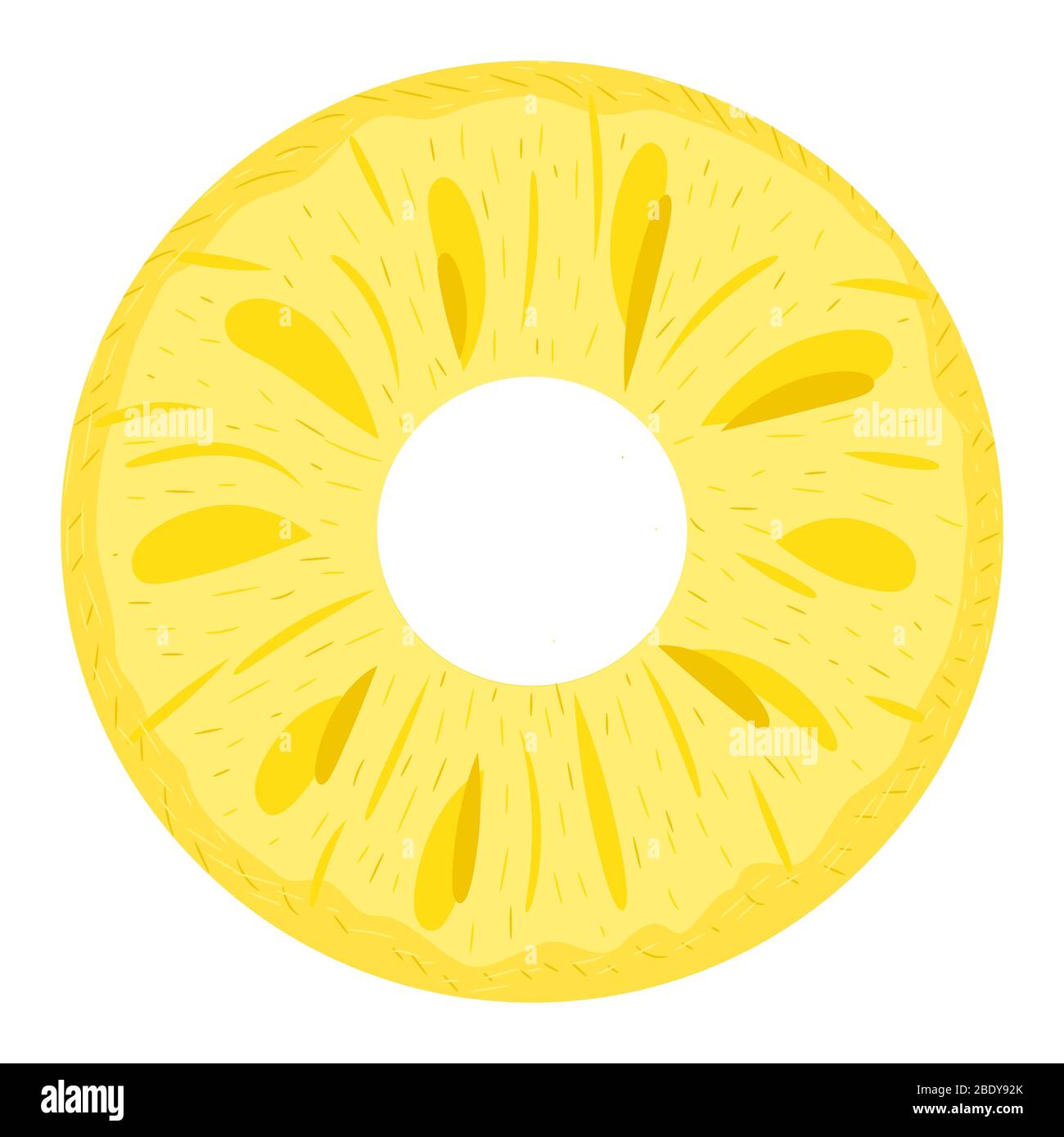 Cartoon Pineapple Slice