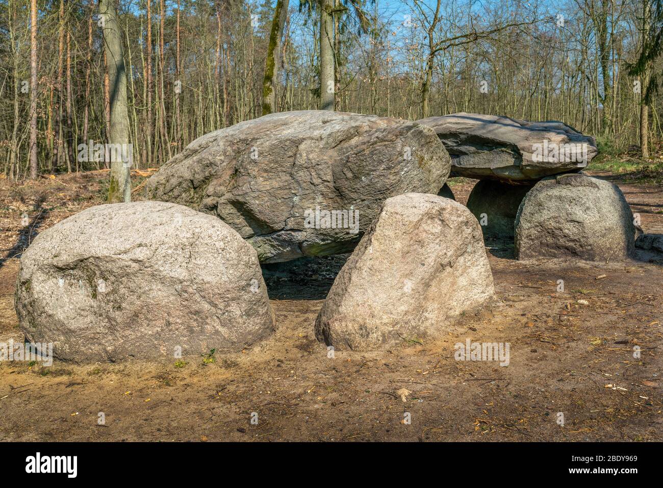 Prehistoric megalith dolmen Teufelskueche (devils kitchen) near ...