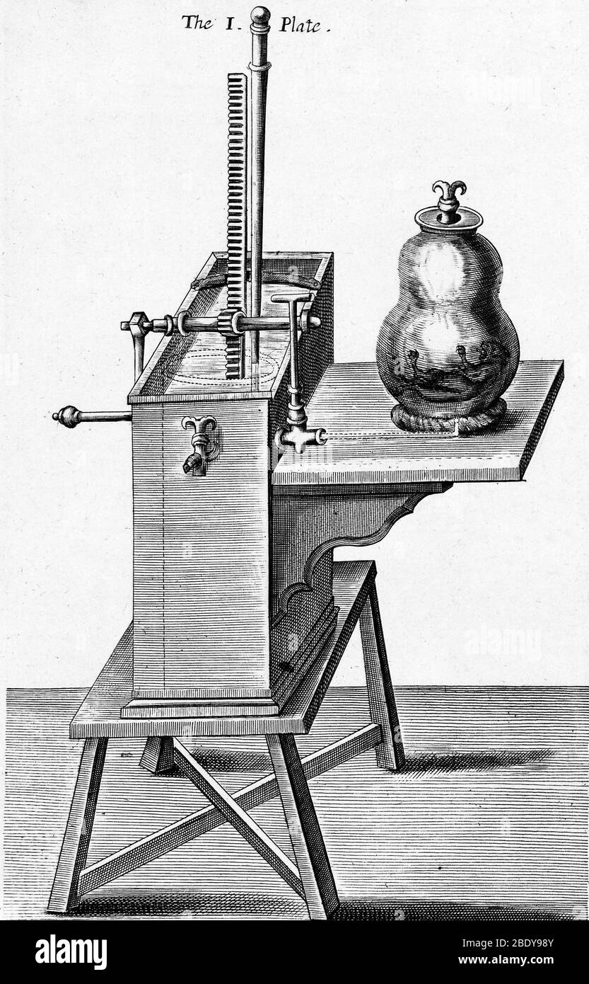 Robert boyle experiment volume gas hi-res stock photography and images ...