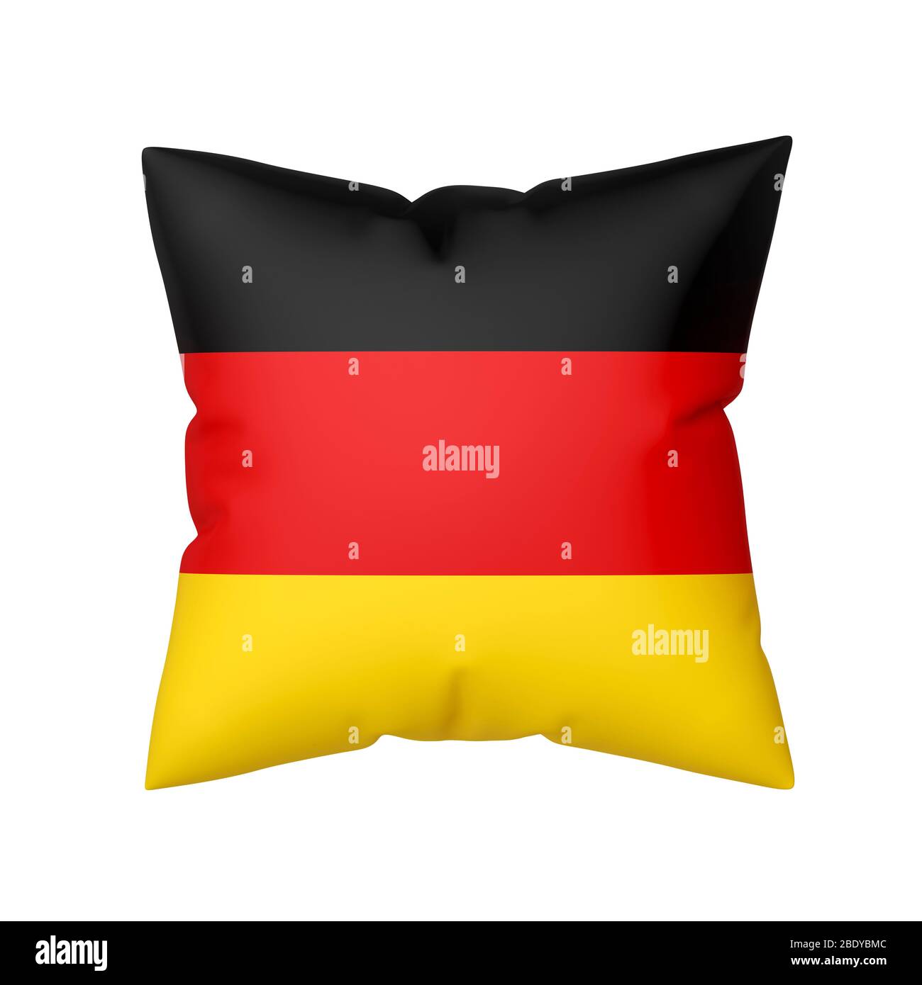 Pillow with the flag of Germany isolated on white background Stock ...