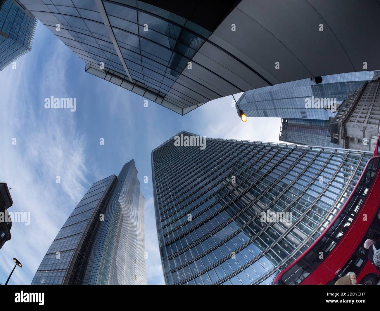 100 Bishopsgate, London skyscraper headquarters of the Royal Bank of ...