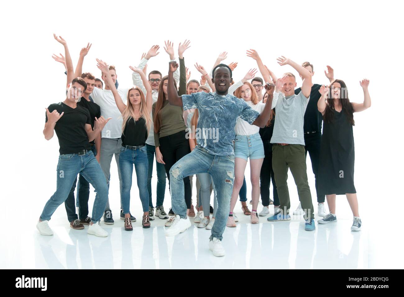Triumphant team hi-res stock photography and images - Alamy
