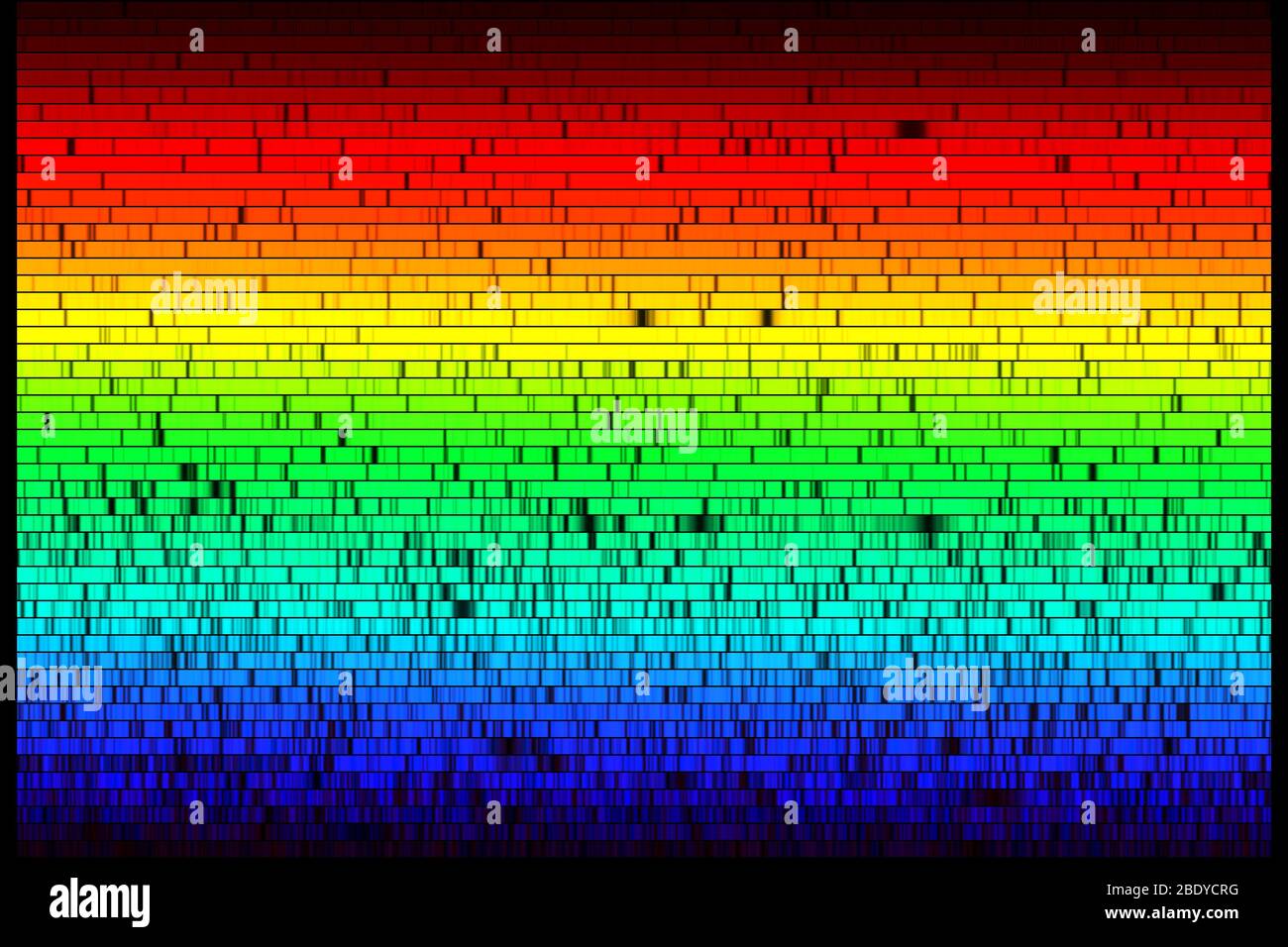 Spectrum of Arcturus Stock Photo - Alamy