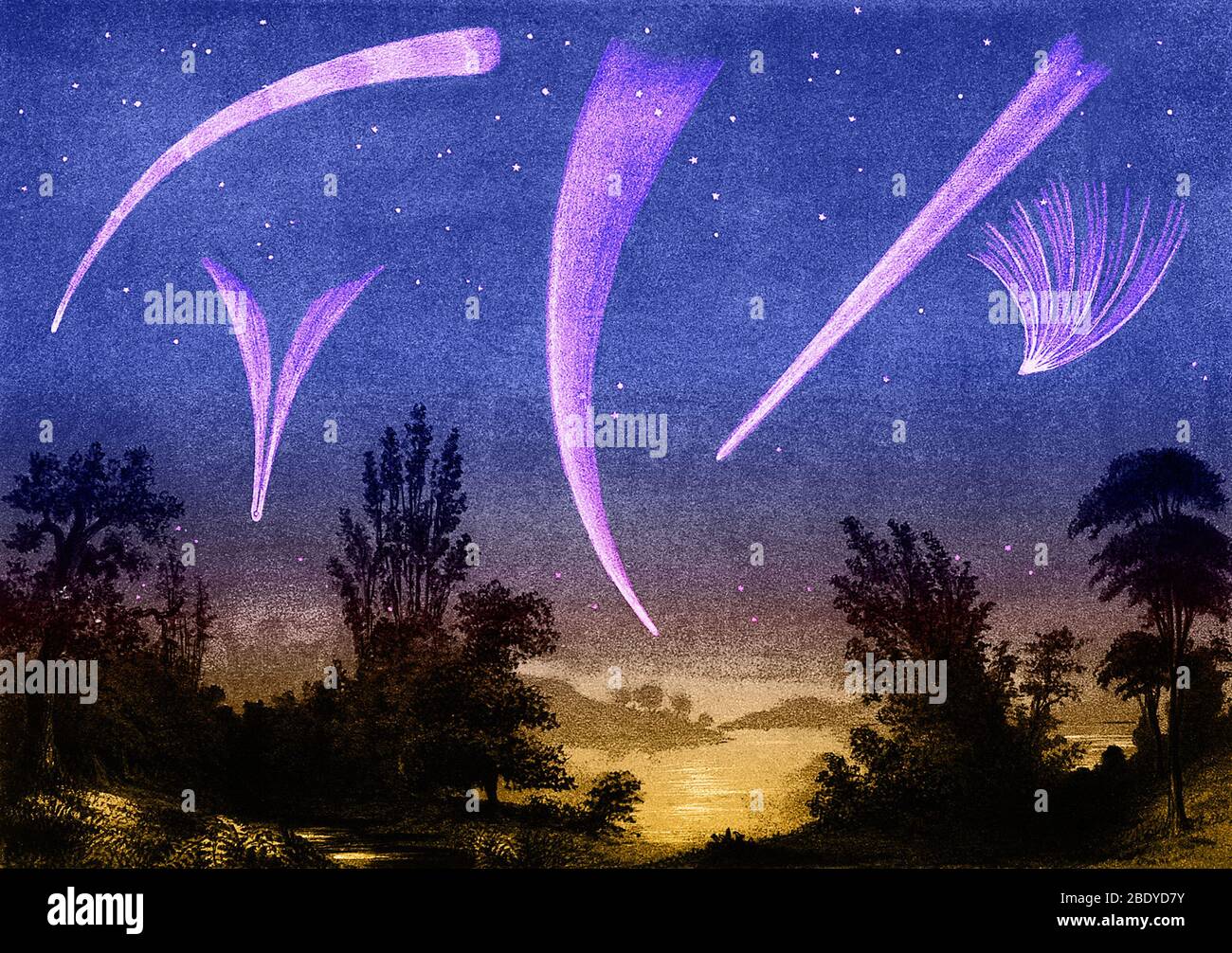 Comets 18th century hi-res stock photography and images - Alamy