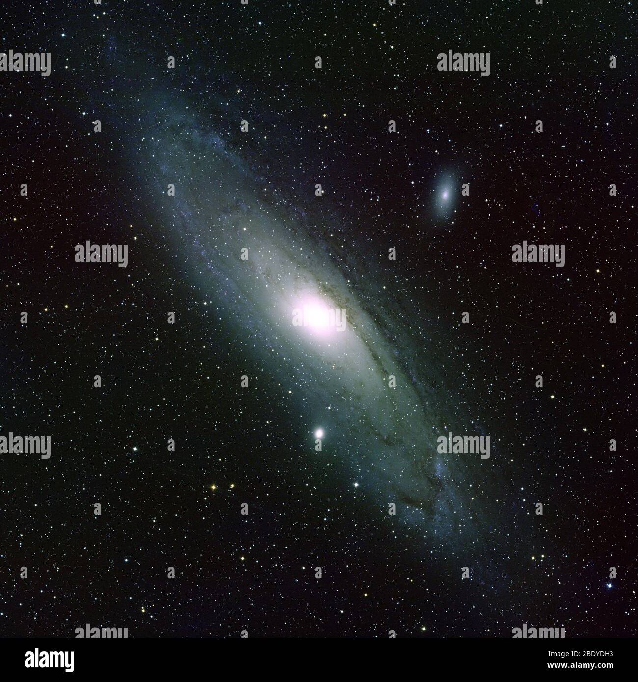 Andromeda Galaxy, M31 with Companion Galaxies Stock Photo - Alamy
