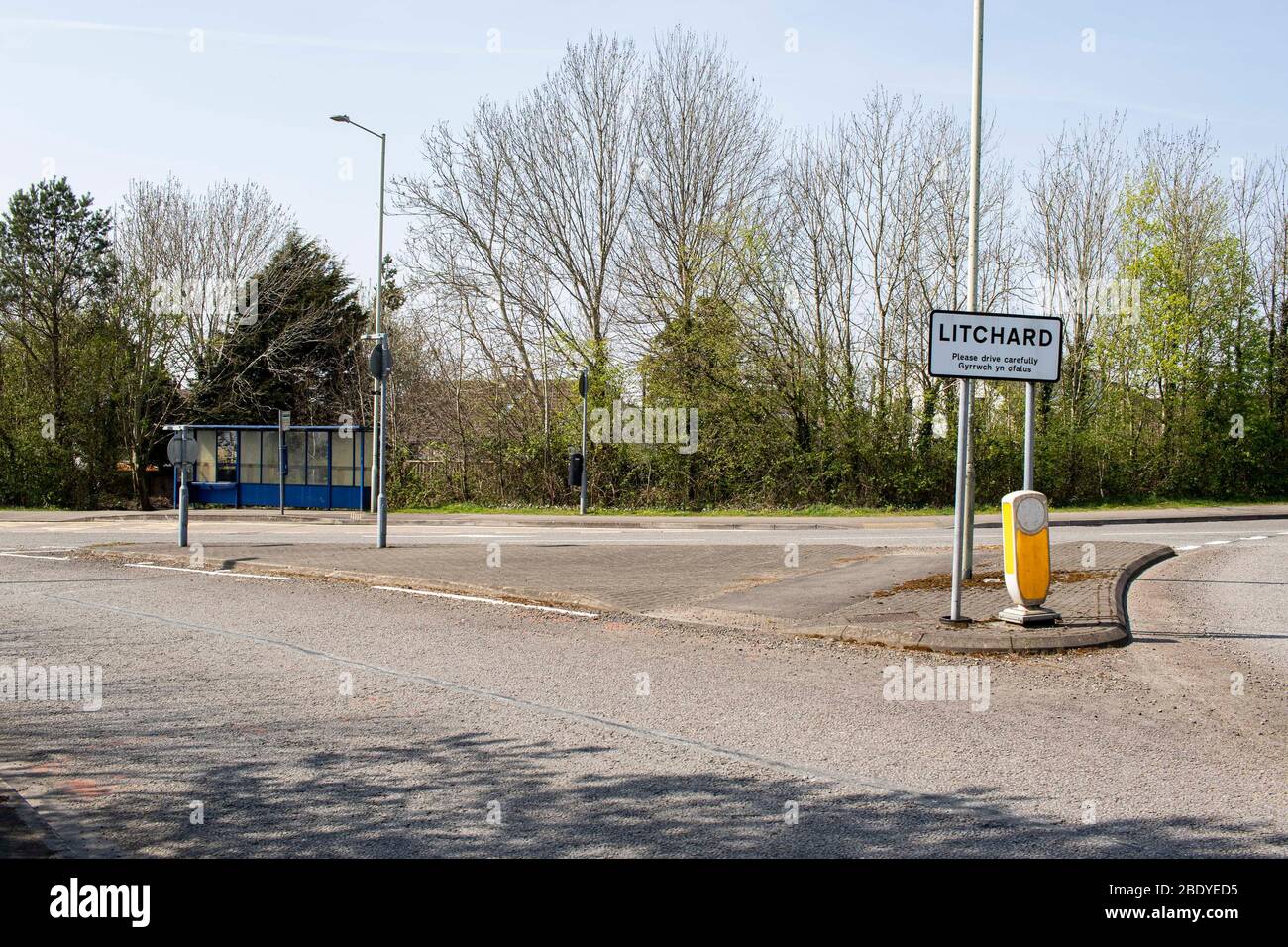 A view of Litchard, Bridgend. Lewis Mitchell Stock Photo - Alamy