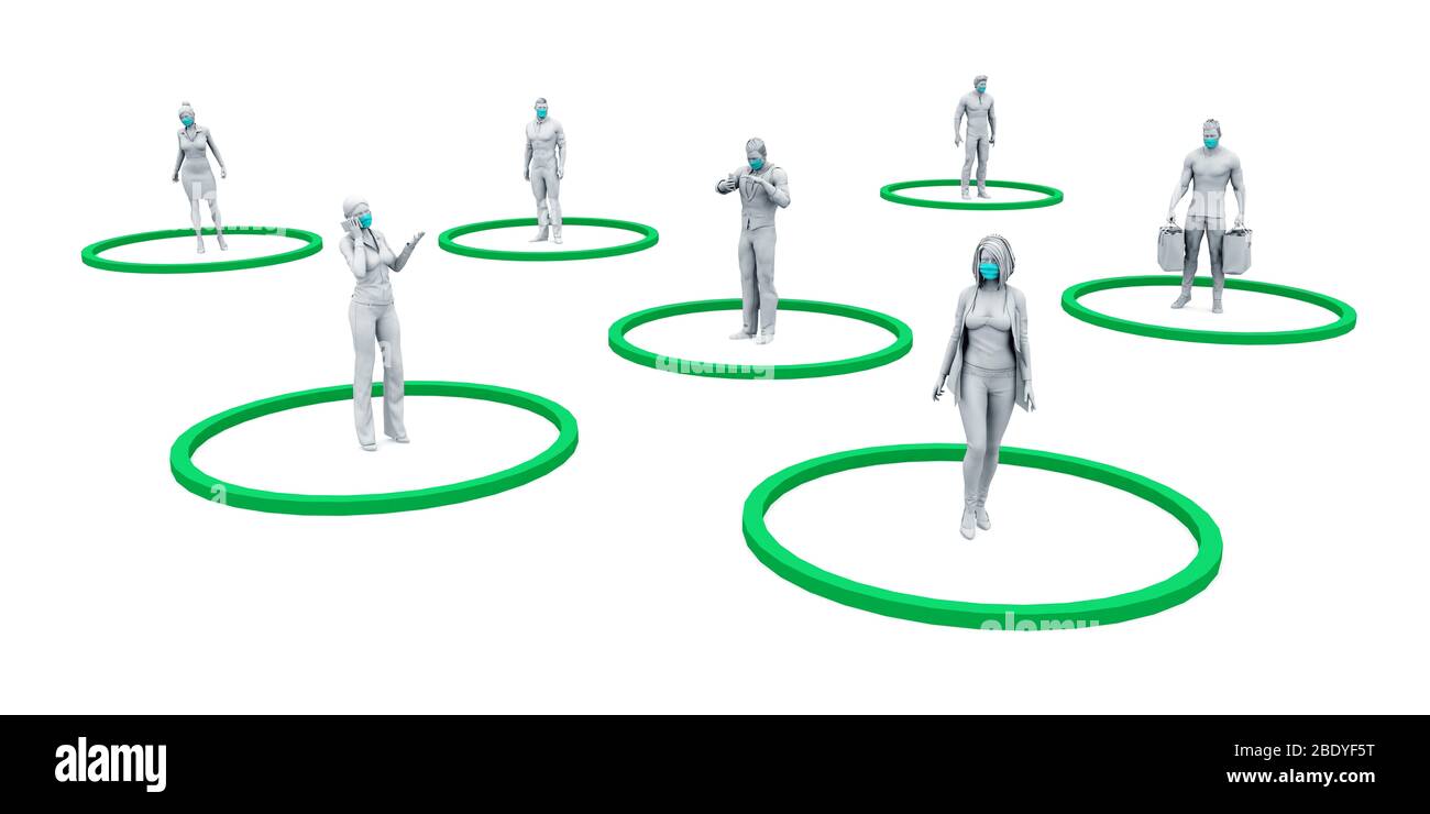 Social Distancing and Minimize Physical Contact to Reduce Virus Spread ...