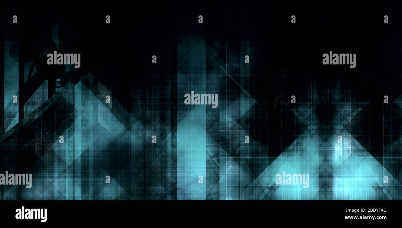 Advanced Technology of the Future as an Industry Concept Stock Photo ...