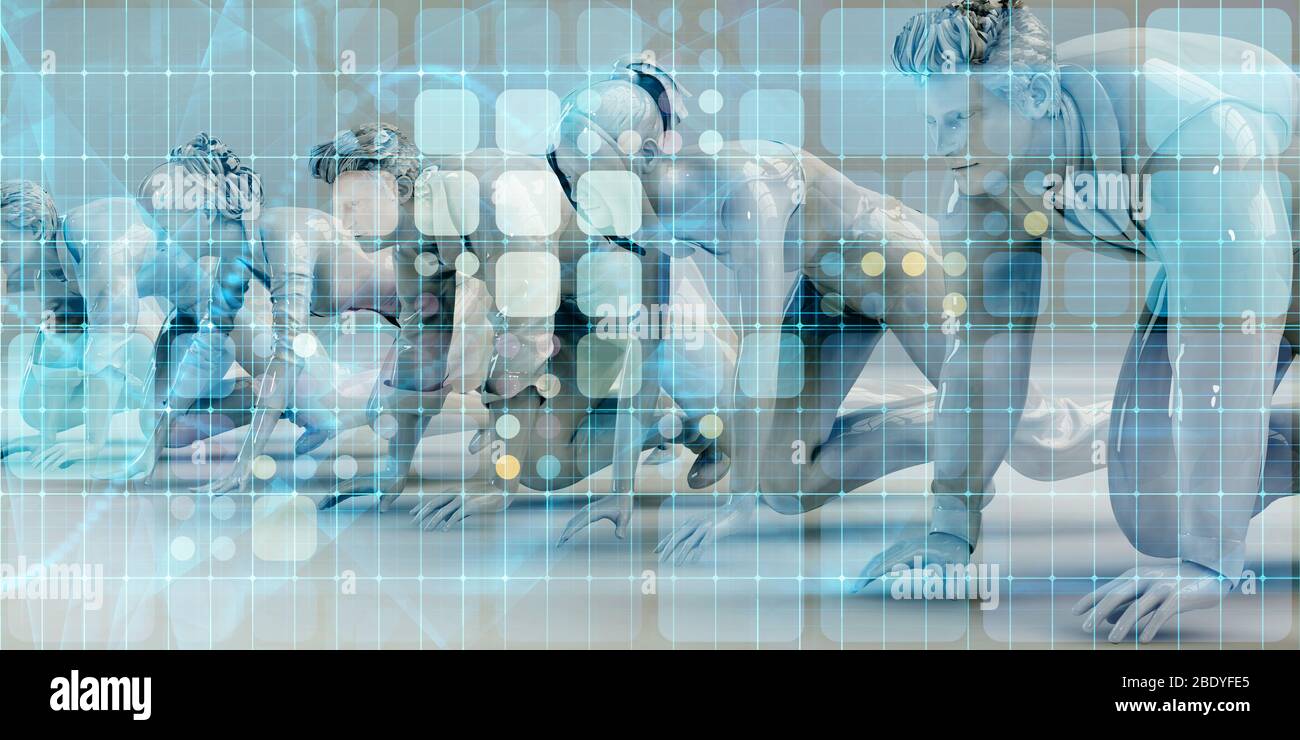 Business People Concept as Abstract Background Art Stock Photo - Alamy