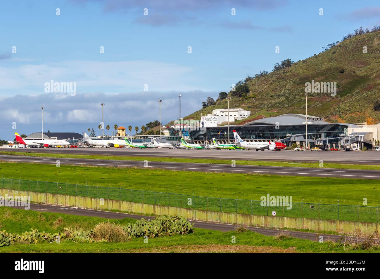 Tenerife, Spain – November 25, 2019: Airplanes at Tenerife North ...