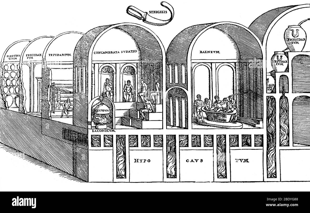 Bath house bathing Cut Out Stock Images & Pictures - Alamy