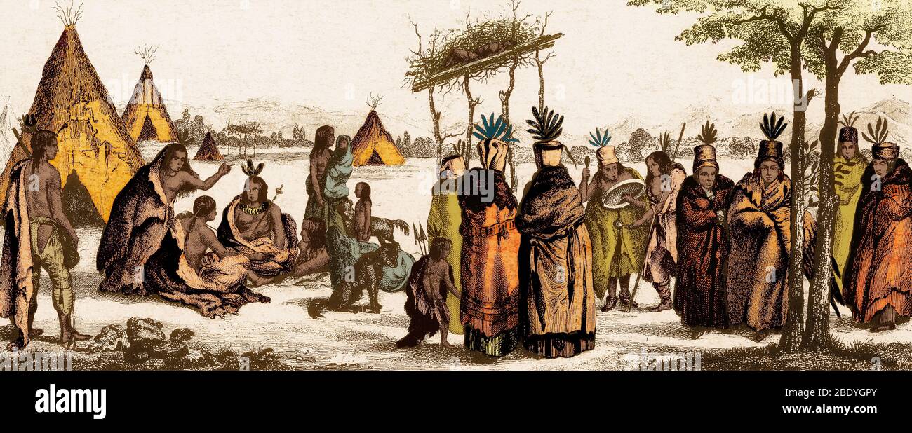 Mandan tribe hi-res stock photography and images - Alamy