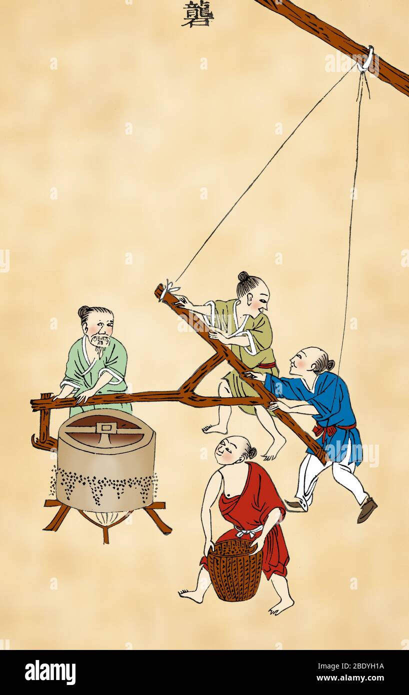 Grain hulling mill hi-res stock photography and images - Alamy