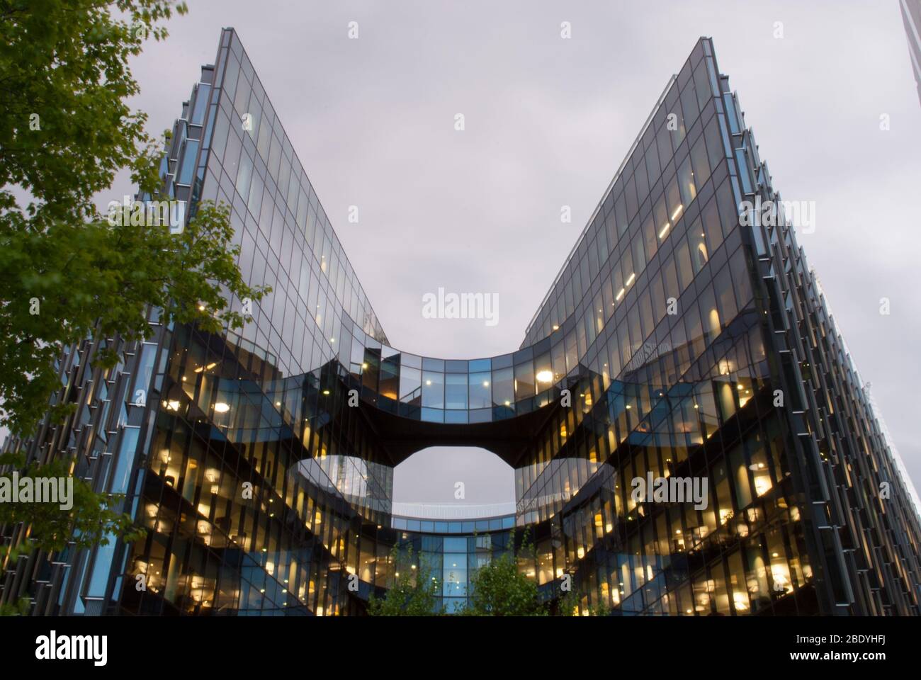 Evening Night Lights Riverside More London Place, Riverside, London ...