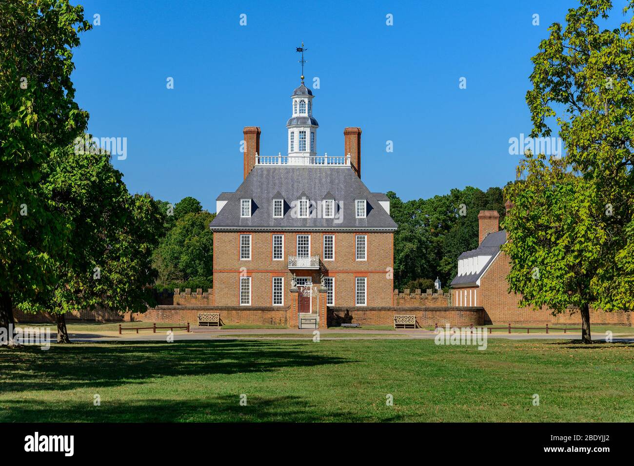 Governor's Palace in Colonial Williamsburg Stock Photo - Alamy