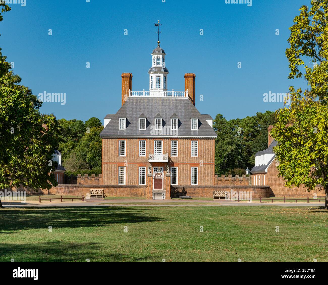 Governor's Palace in Colonial Williamsburg Stock Photo - Alamy