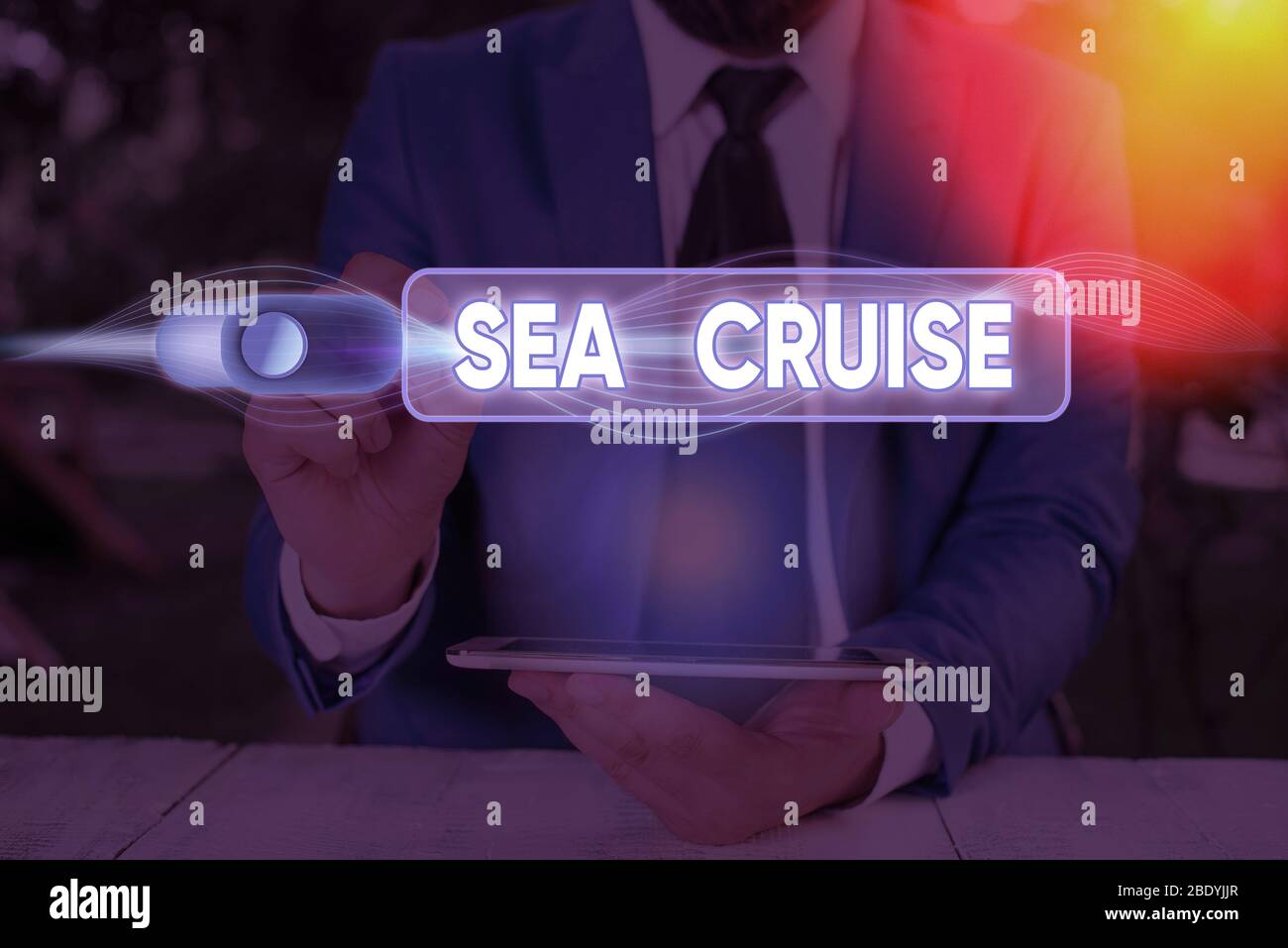 Writing note showing Sea Cruise. Business concept for a voyage on a ...
