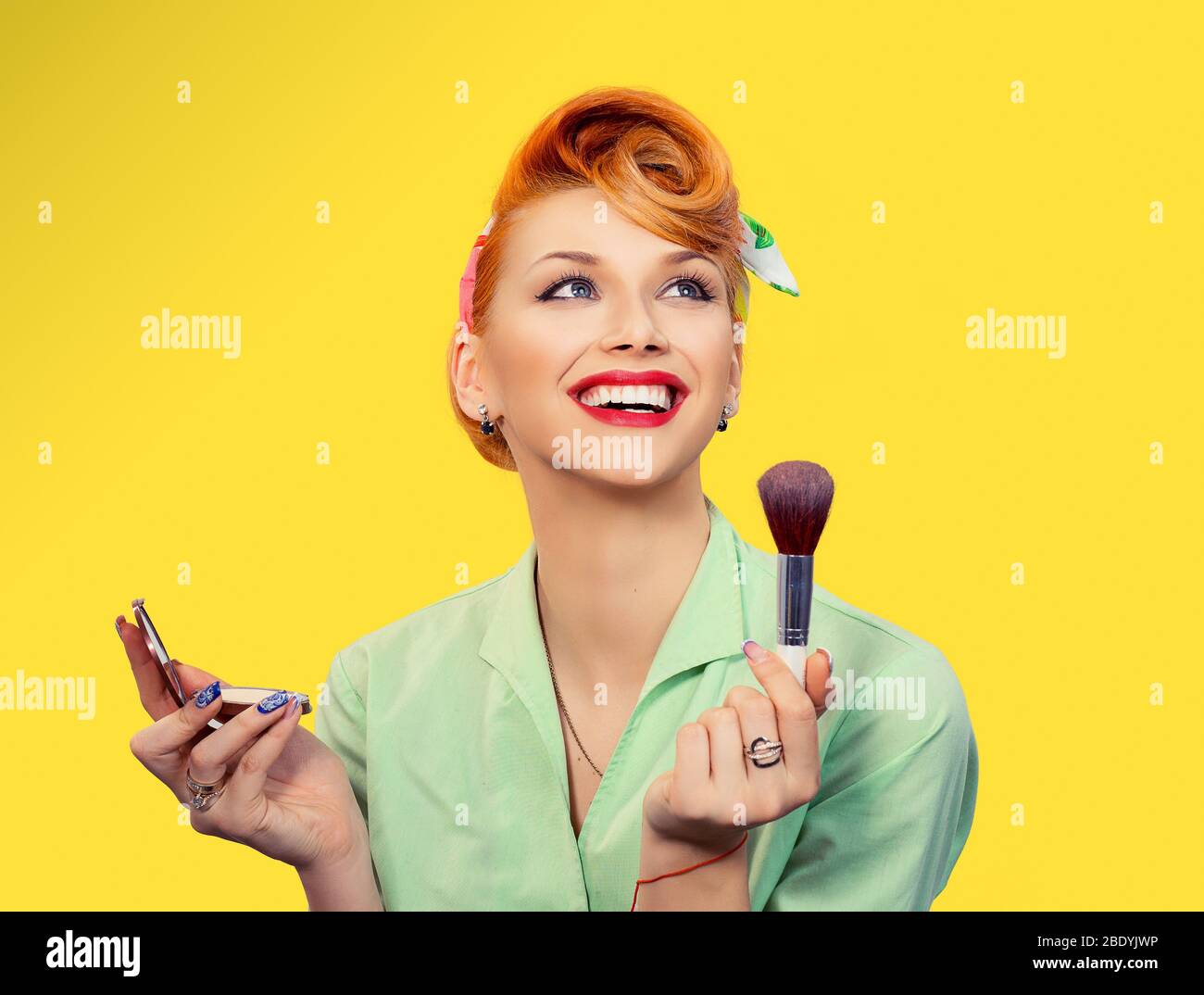Retro pin up pinup hi-res stock photography and images - Alamy