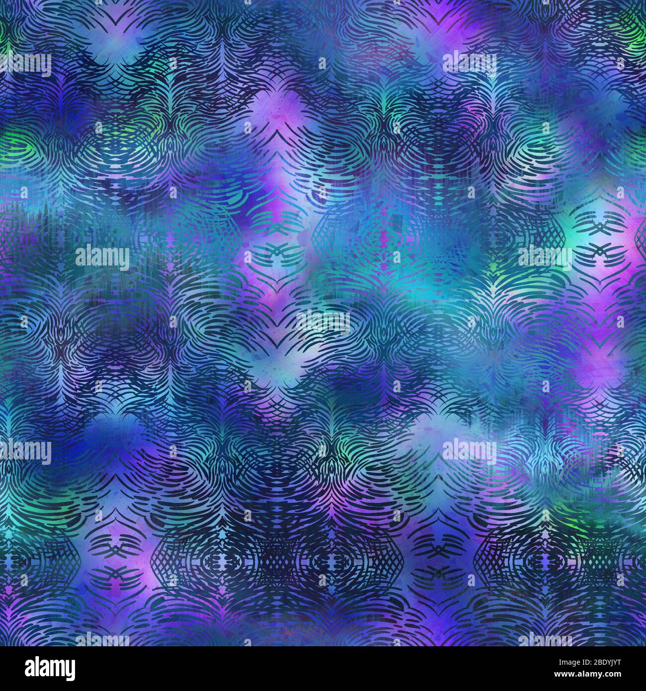 Surreal ombre blend digital pattern overlay swatch Stock Photo - Alamy