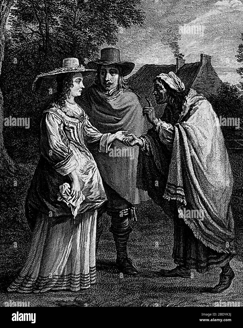 Couple fortune Black and White Stock Photos & Images - Alamy