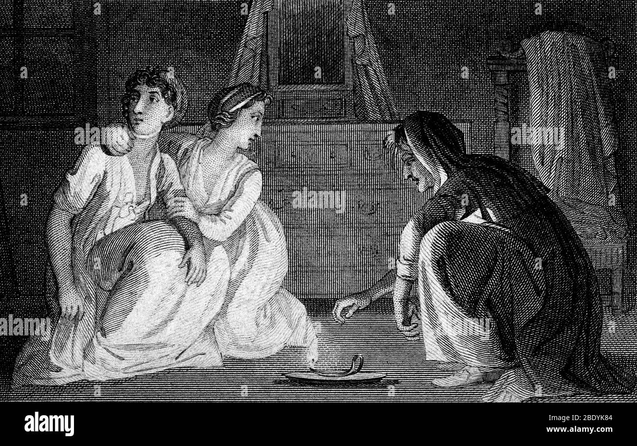 Woman reading 18th century Black and White Stock Photos & Images - Alamy