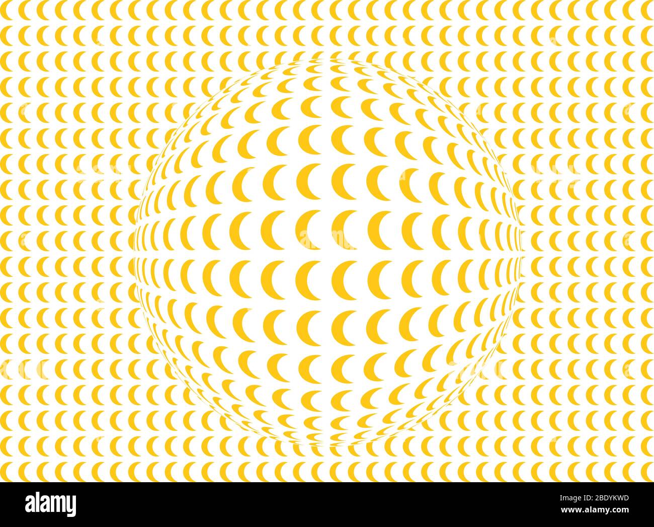 Vector illustration of a distorted surface. 2D pattern with fisheye 3D ...