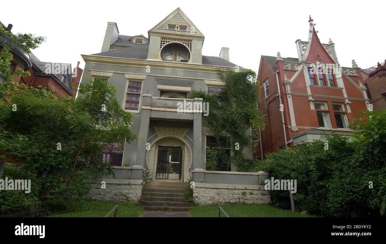 Chateauesque architecture in old louisville hi-res stock photography ...