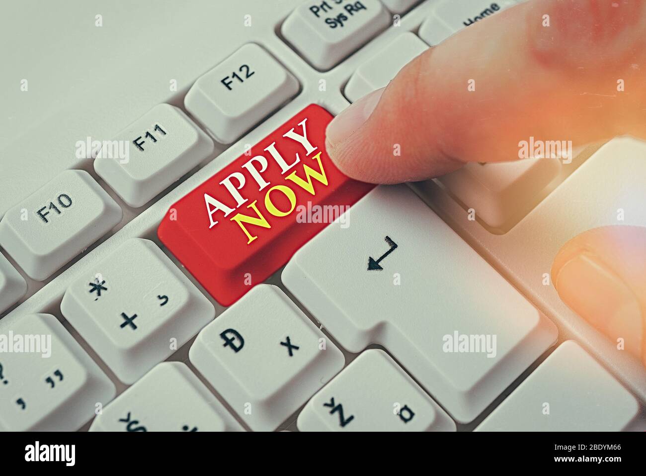 Conceptual hand writing showing Apply Now. Concept meaning An act of a ...