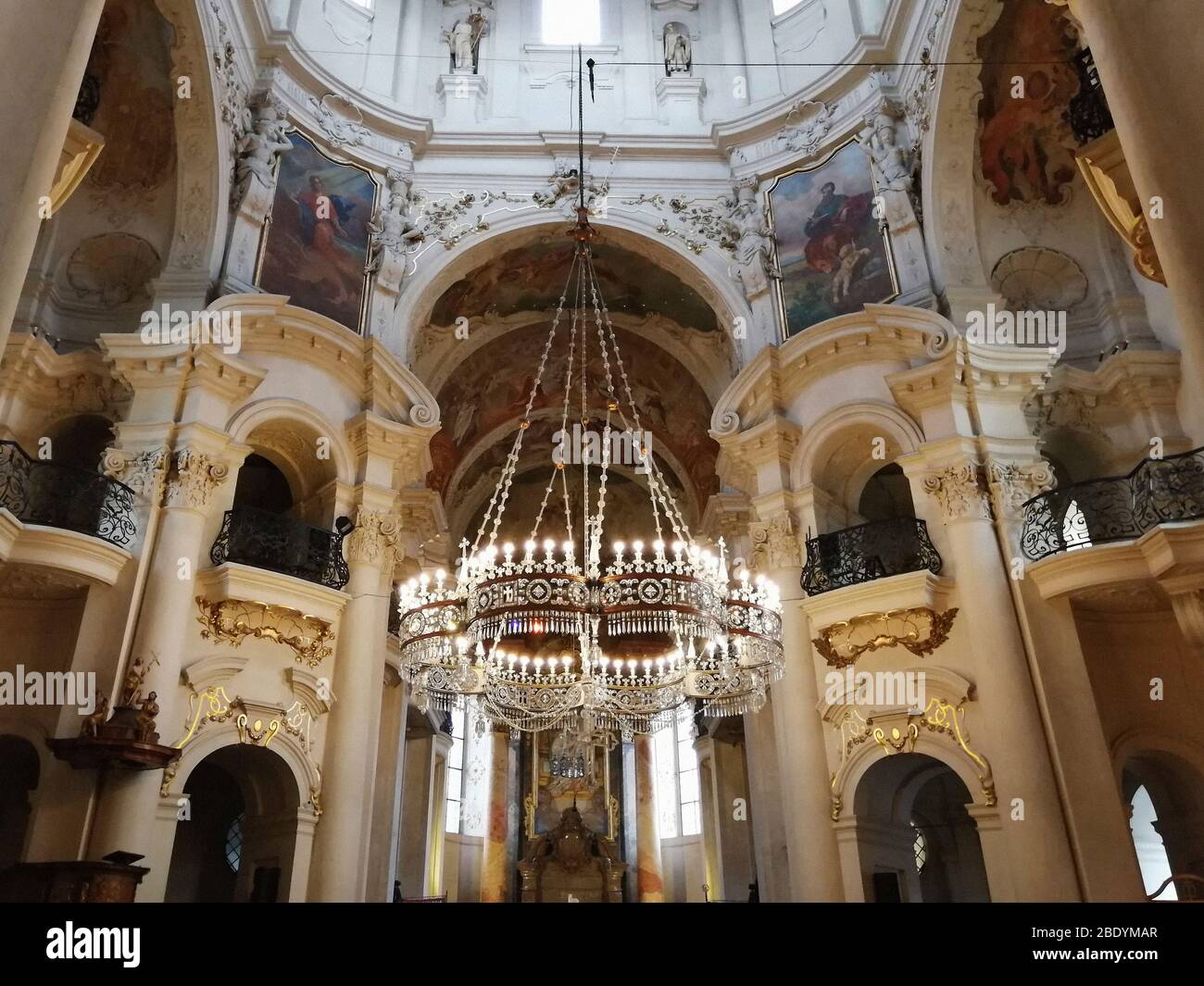 Church tyn interior prague hi-res stock photography and images - Alamy