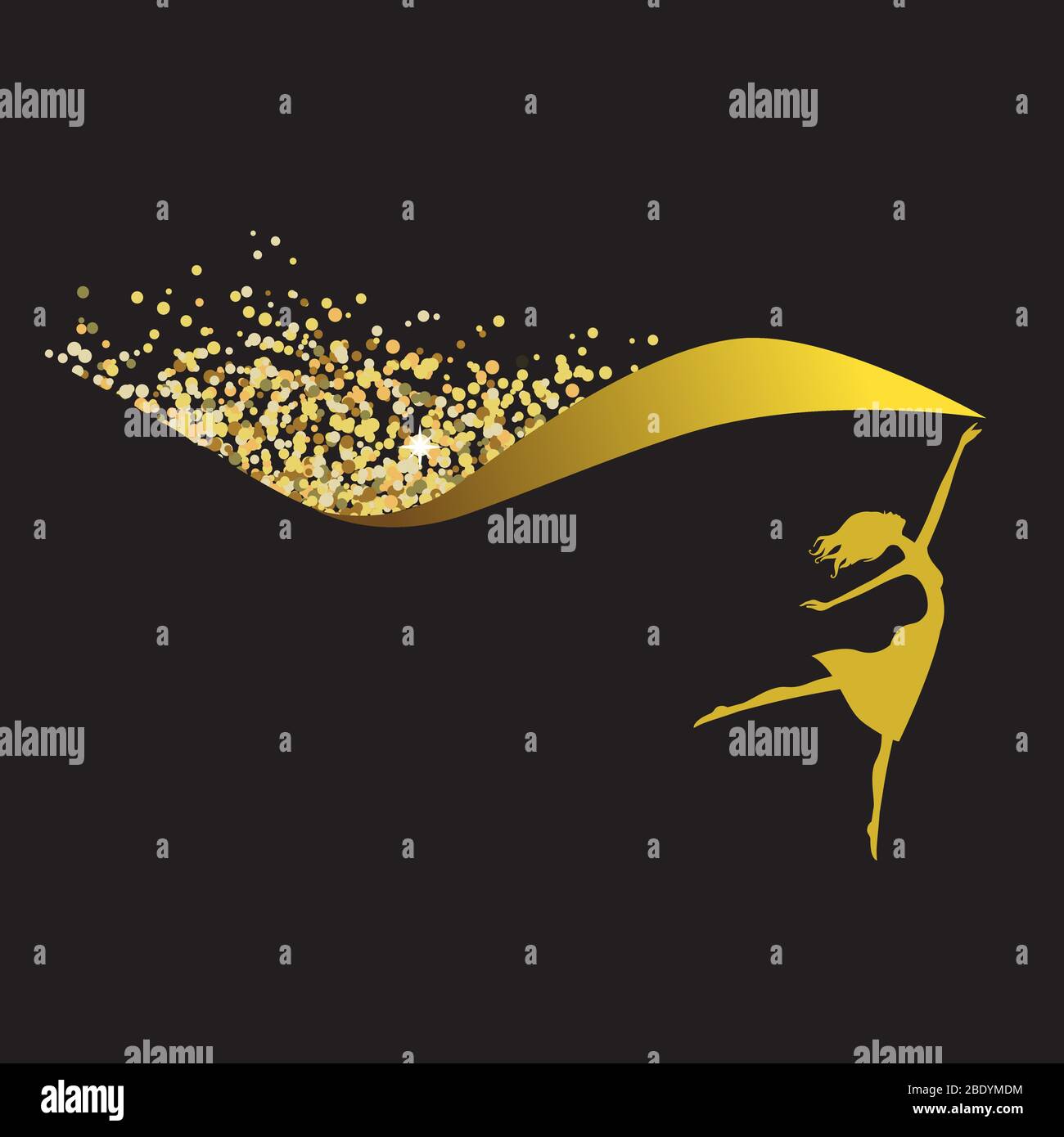 Golden lady Stock Vector Images - Alamy
