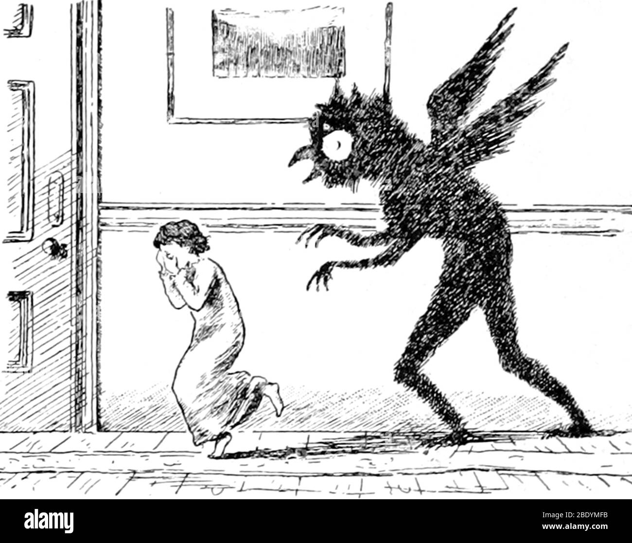 Boogeyman Monster Drawing