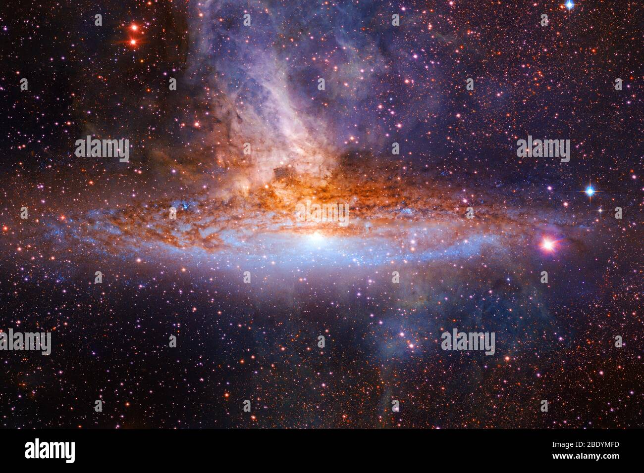 Infinite space with nebulae and stars. Elements of this image furnished ...