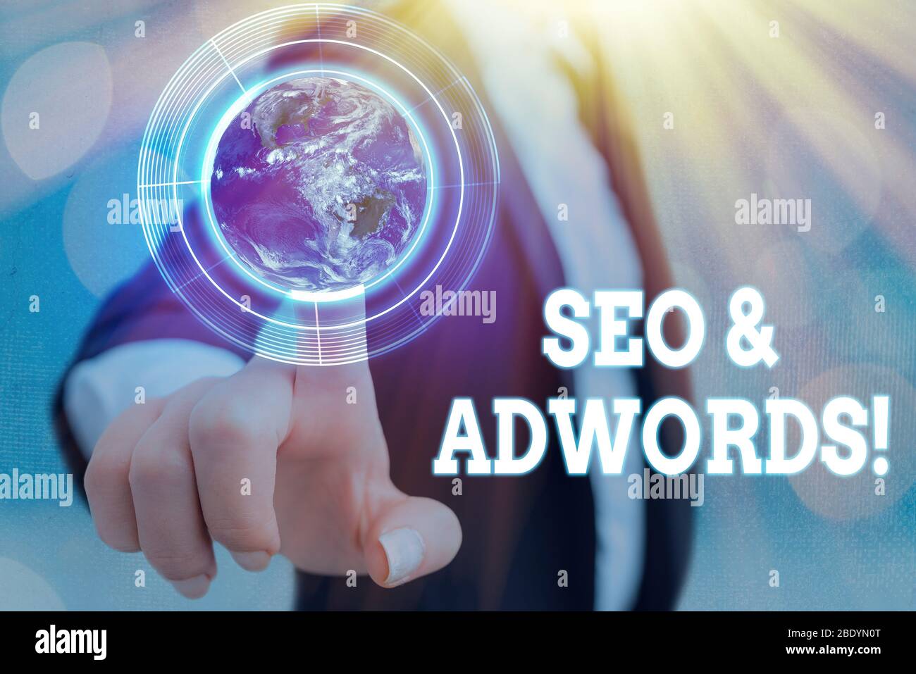 Writing note showing Seo And Adwords. Business concept for they are ...